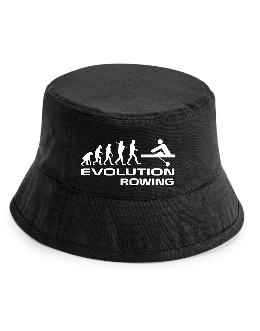 Print4u Evolution of Rowing Bucket Hat Sport Hobby Birthday Gift Men ...