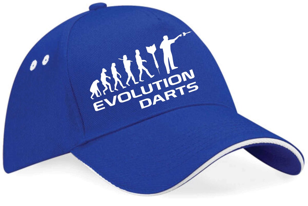 Print4u Evolution of Darts Baseball Cap Sports Fan Birthday Present for ...