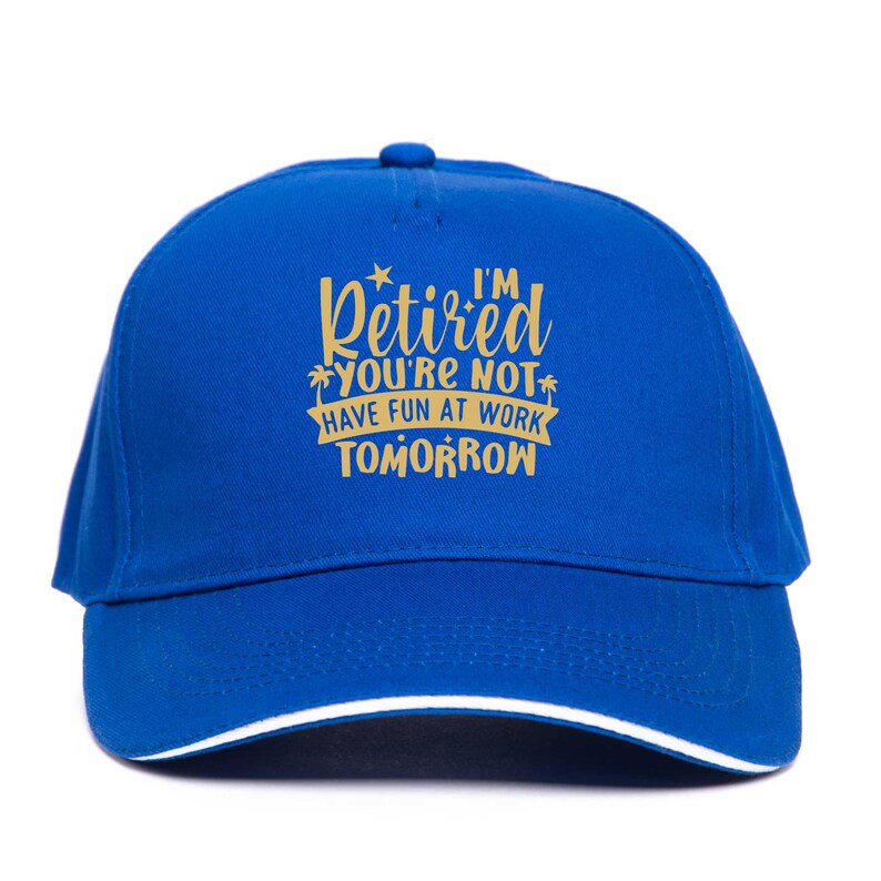Funny Retirement Baseball Cap - "i'm Retired" Novelty Gift - Etsy