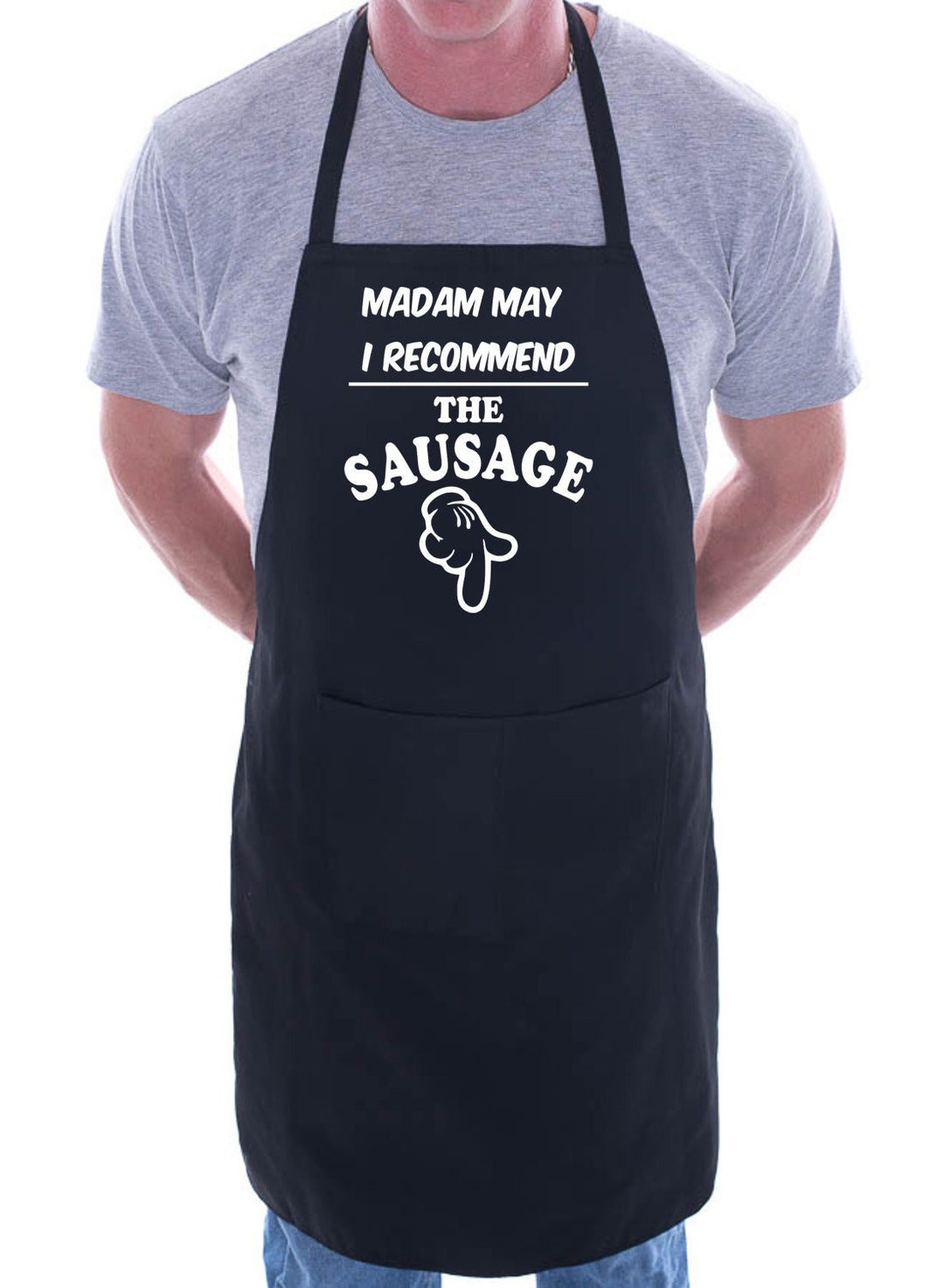 Print4u Madam May I Recommend the Sausage BBQ Chef Cooking Baking Funny ...