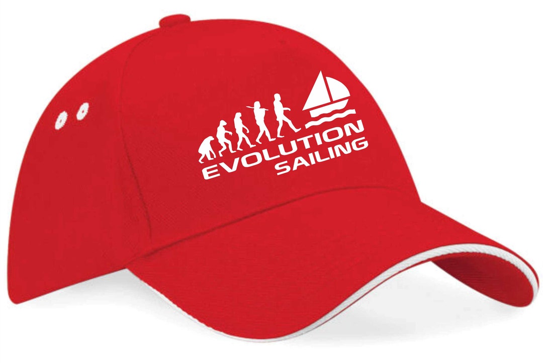 Print4u Evolution of Sailing Baseball Cap Birthday Present for Men and ...