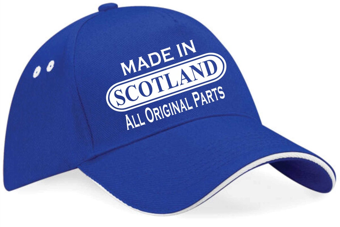 Print4u Warning Made in Scotland Baseball Cap Scottish Birthday Gift ...