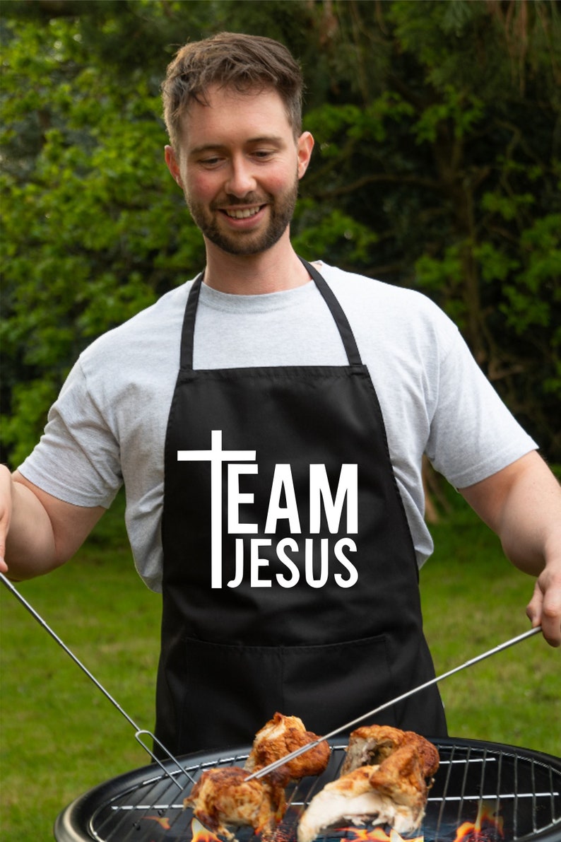 Print4u Team Jesus Church Christian BBQ Cooking Unisex Funny Novelty ...