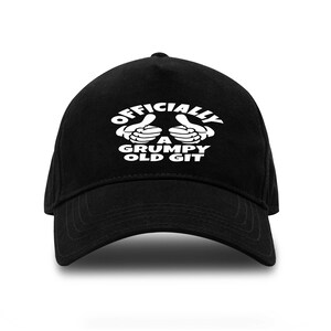 Print4u Officially A Grumpy Old Git Baseball Cap Bierthday Gift for Men ...