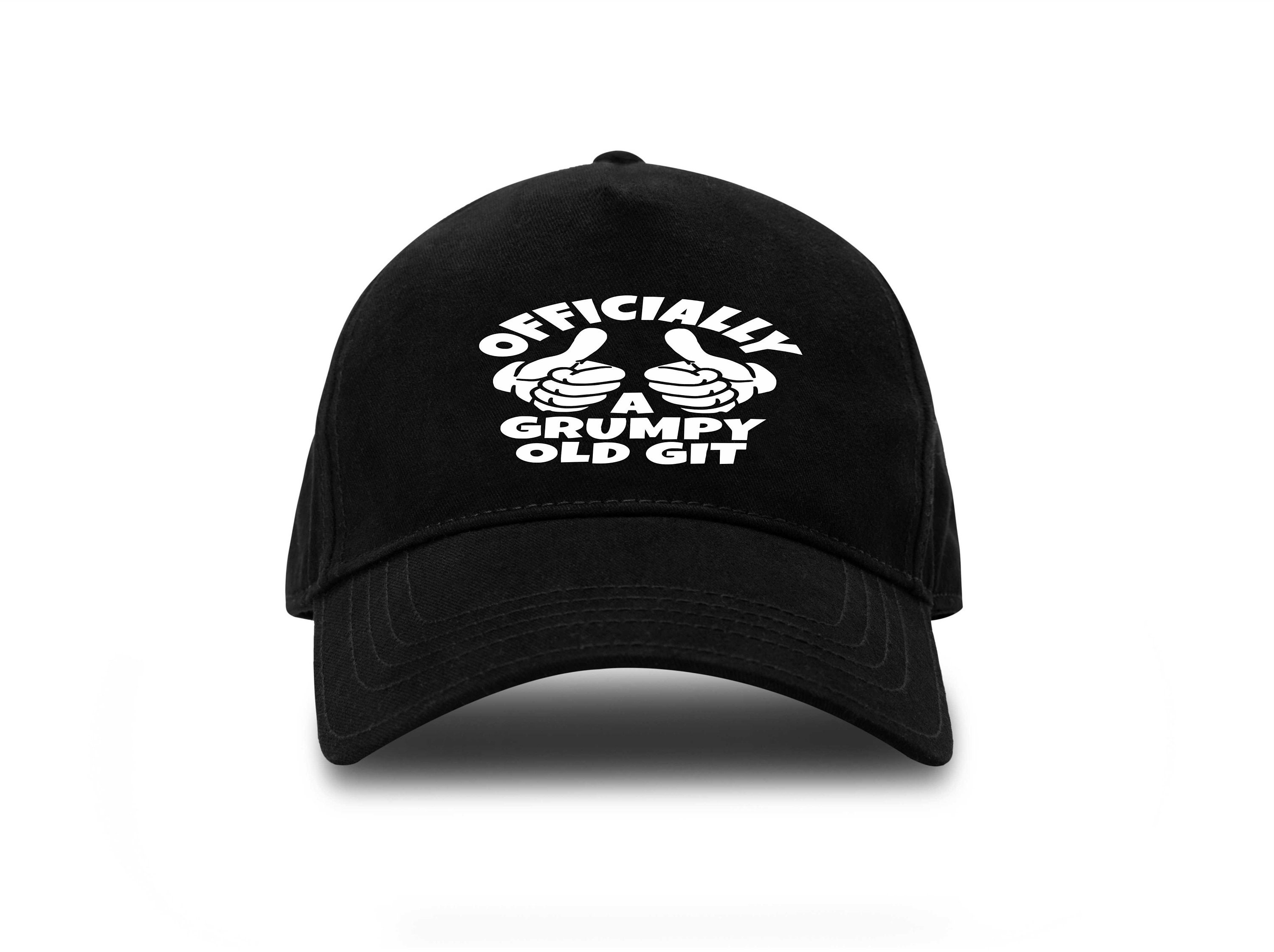 Print4u Officially A Grumpy Old Git Baseball Cap Bierthday Gift for Men ...