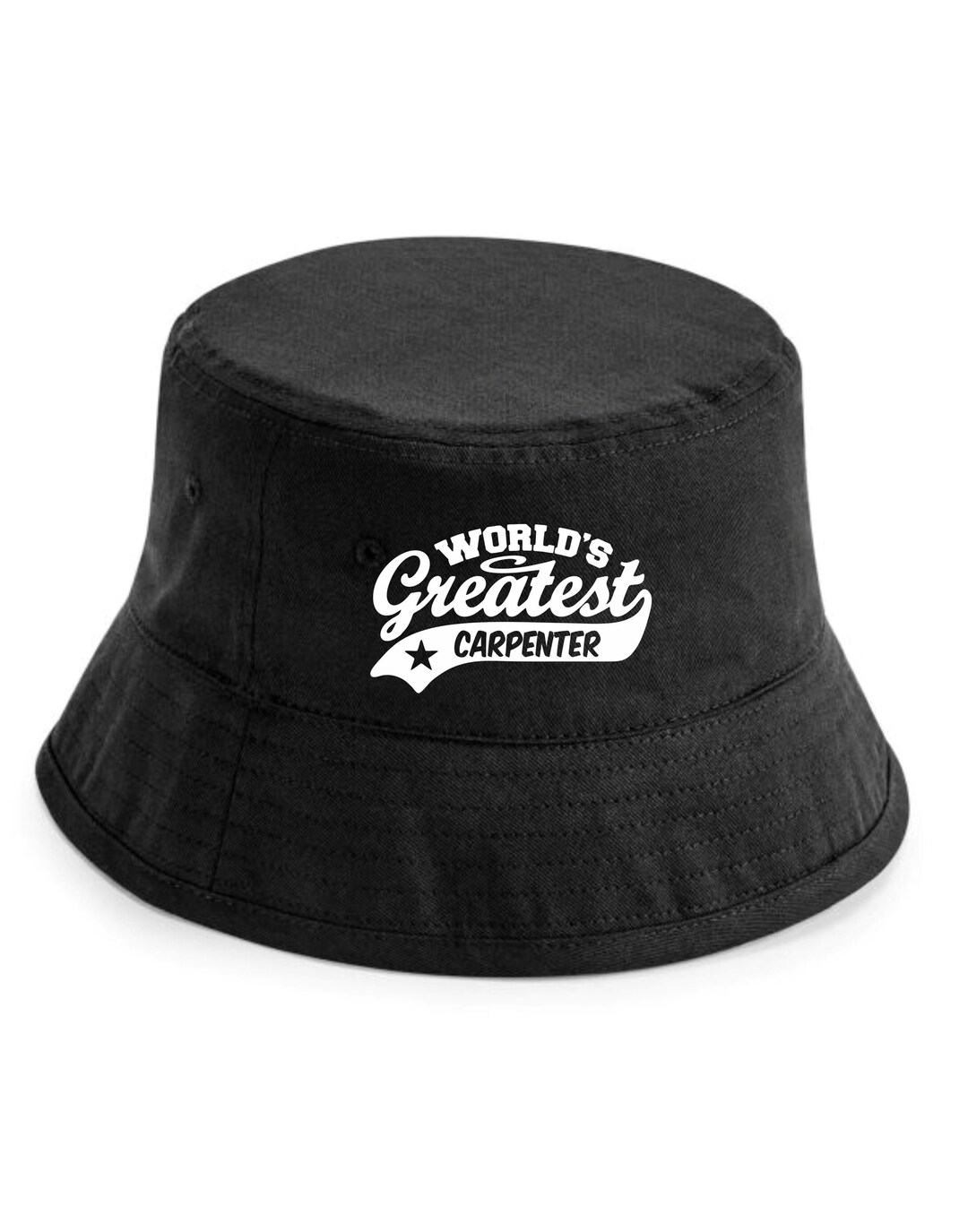 Greatest Carpenter Bucket Hat: Organic Cotton, Unisex Gift - Etsy