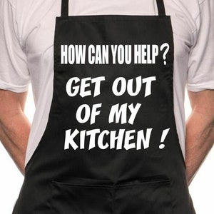 Print4u Get Me Out of Kitchen Funny BBQ Cooking Novelty Apron - Etsy