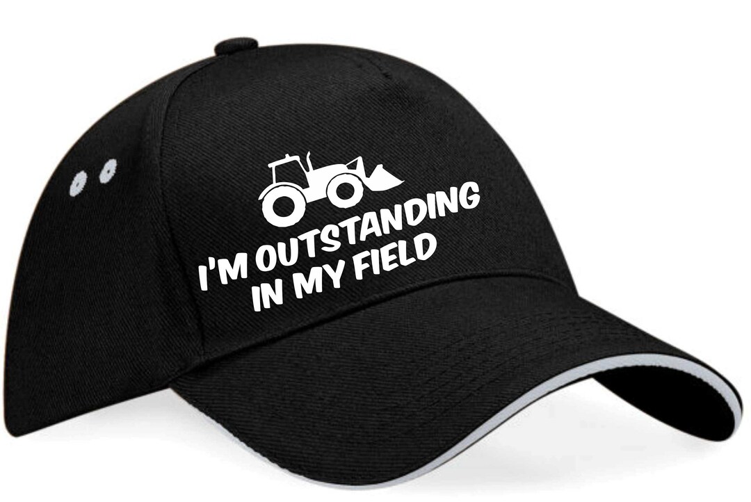 Print4u I'm Outstanding in My Field Baseball Cap Farmers Birthday Gift ...