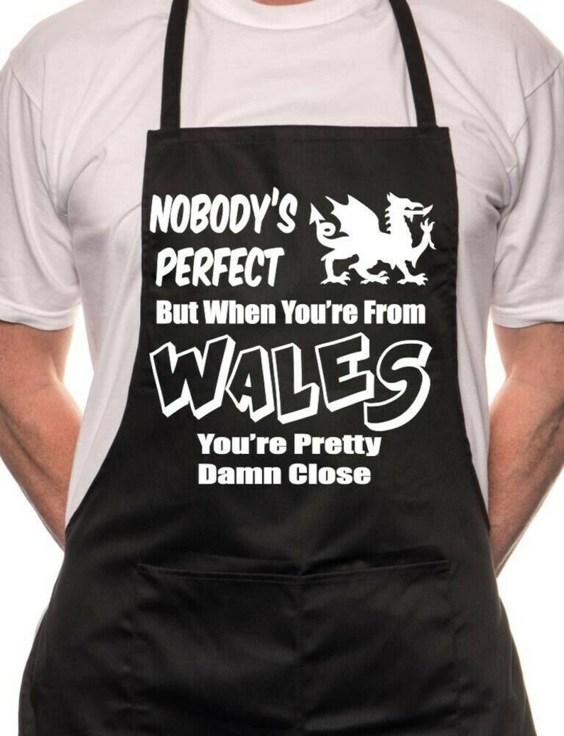 Print4u Wales Welsh Perfect BBQ Cooking Funny Novelty Apron - Etsy
