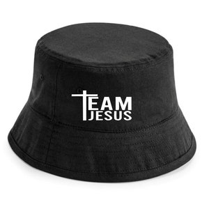 Print4u Team Jesus Bucket Hat Christian Religion Birthday Gift for Men ...