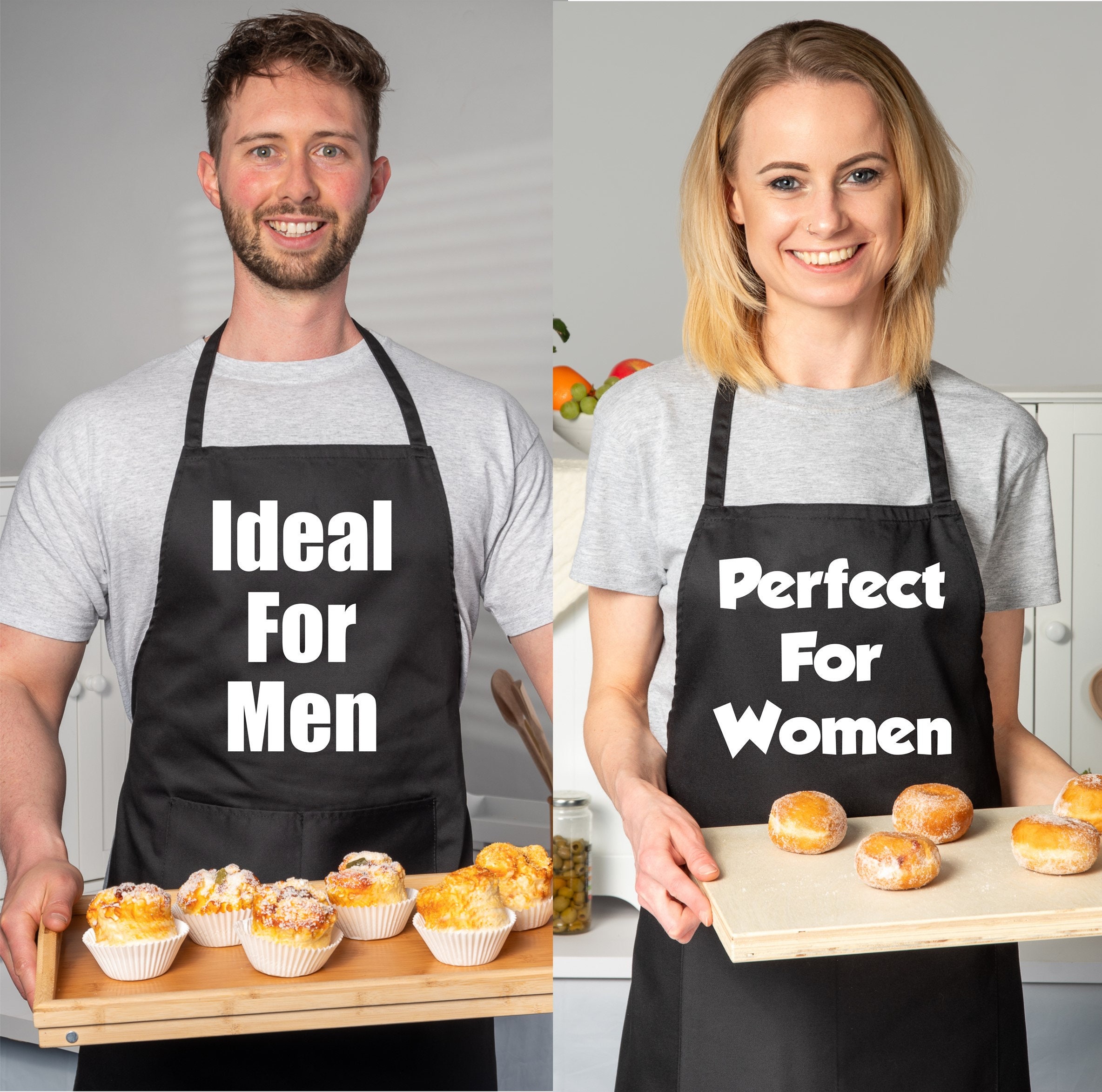Print4u Personalised Custom Printed Unisex Apron Stand Back - Etsy UK