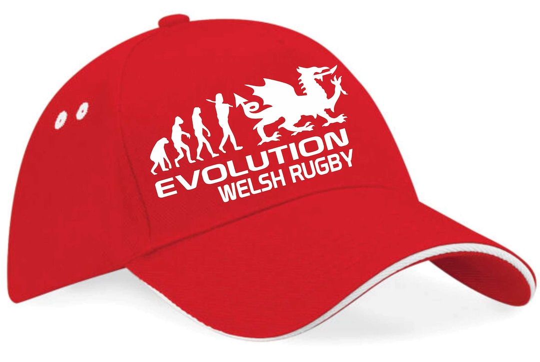 Print4u Evolution of Welsh Rugby Baseball Cap Wales Rugby Birthday ...