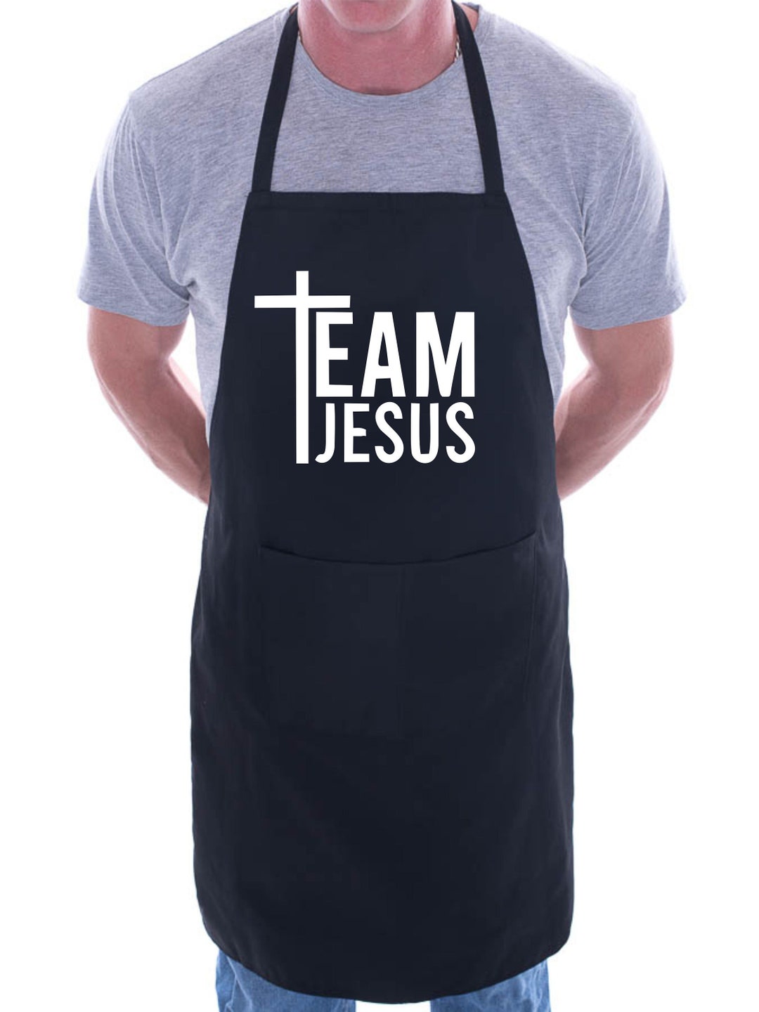 Print4u Team Jesus Church Christian BBQ Cooking Unisex Funny Novelty ...