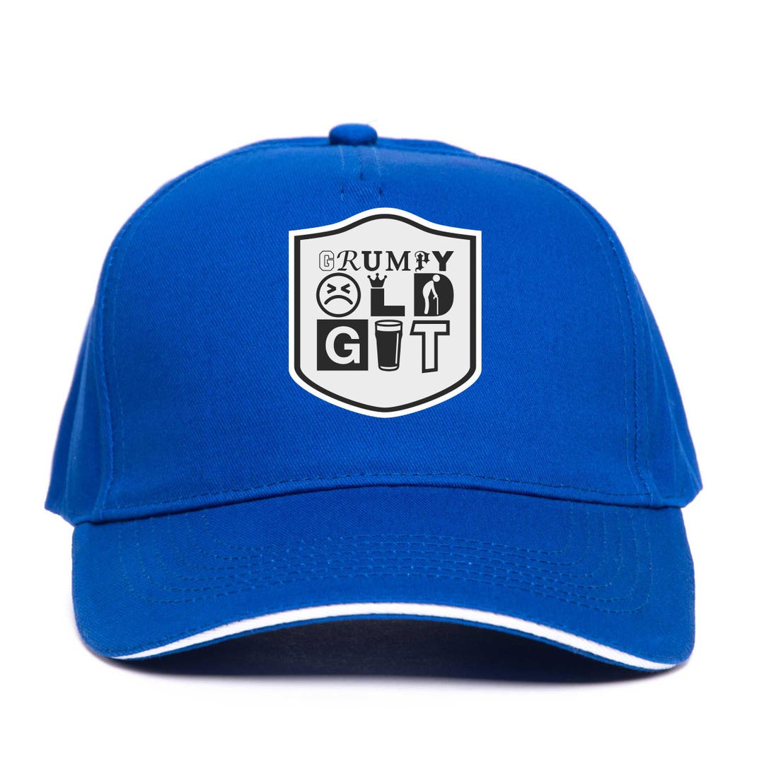 Print4u Baseball Cap Grumpy Old Git Gift for Men's Birthday Funny Hat ...