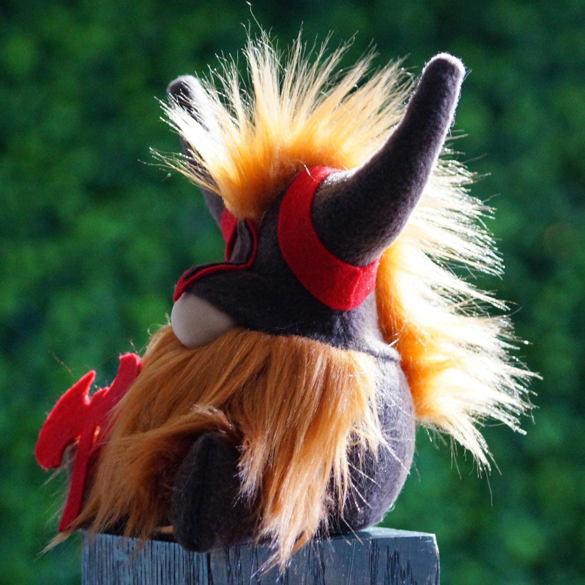 Viking Gnome With Mohawk – Fleece & Felt Rustic Scandinavian Decor - Etsy