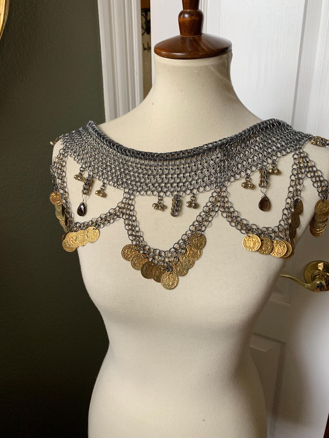 Vintage Gothic Belly Dancer Coin Chains Belt - Etsy