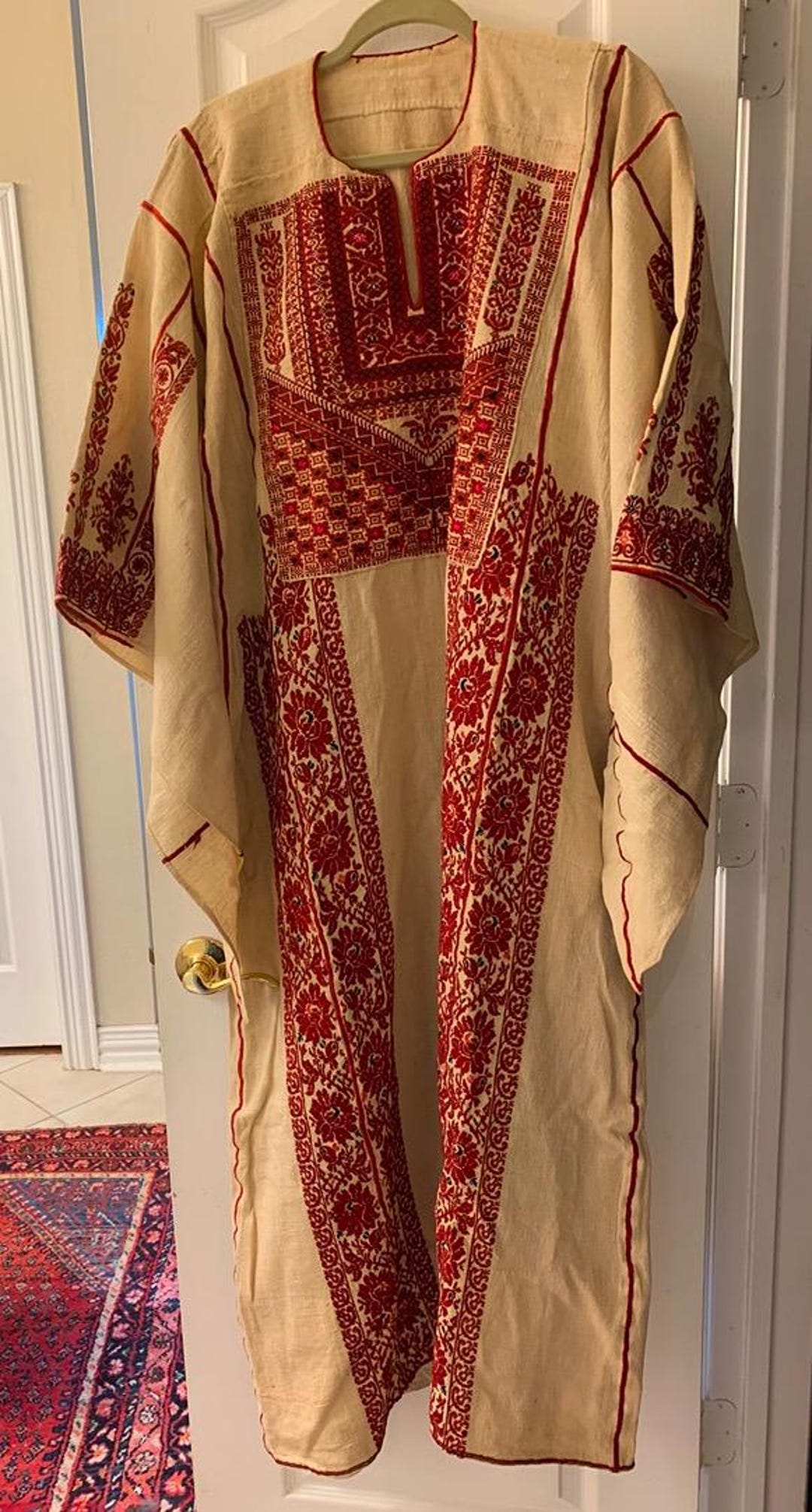 RESERVED. Antique Palestinian Ramalla Handmade Thobe - Etsy