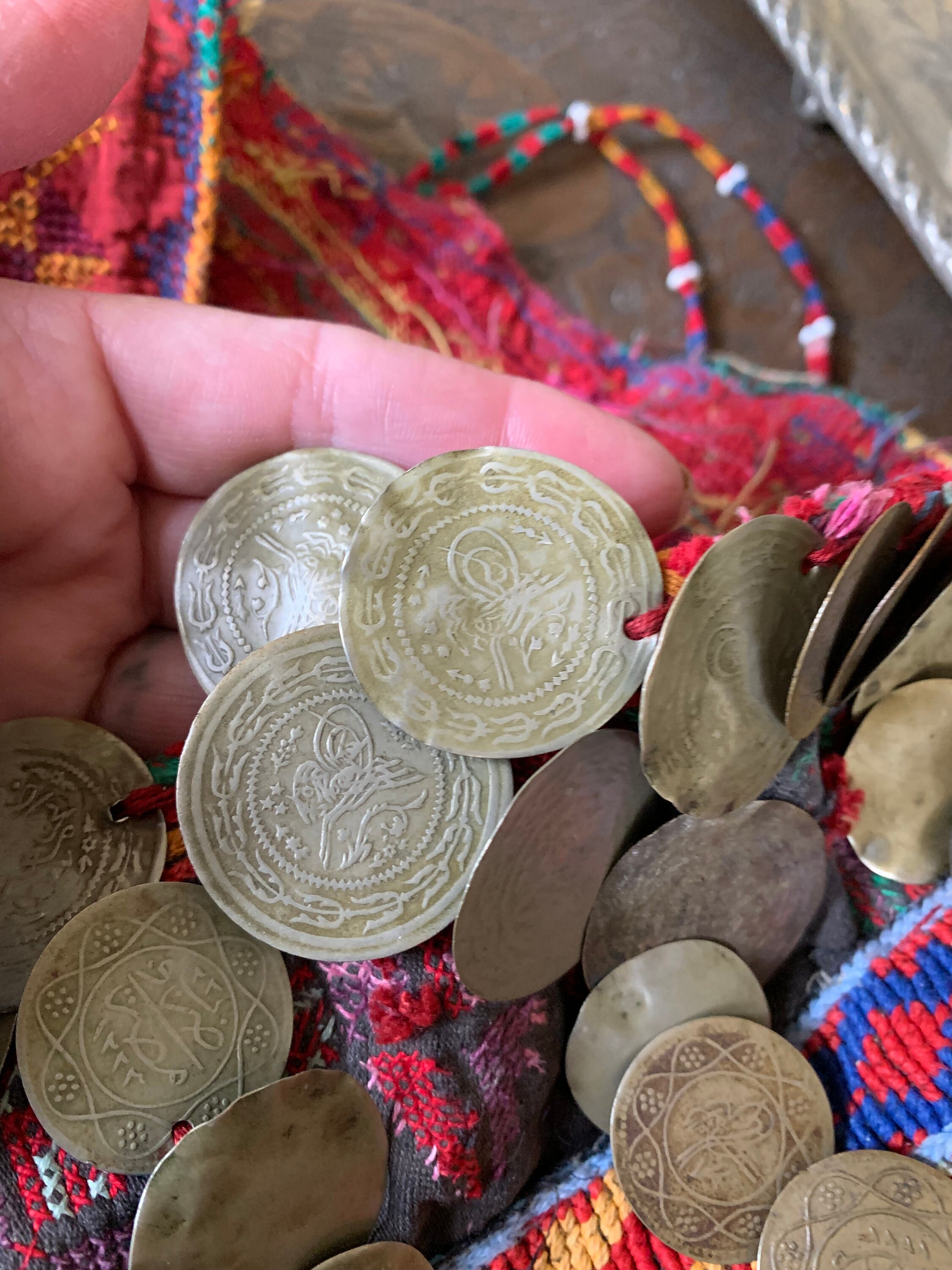 Antique Ottoman Era Palestinian Collectable Museum Quality Coin Hijab ...