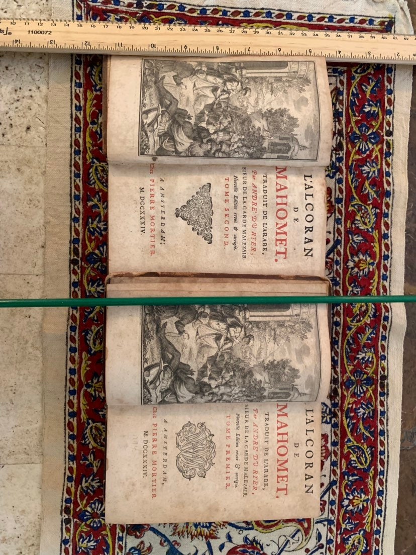 L'ALCORAN DE MAHOMET Amsterdam 1734 - Etsy Ireland