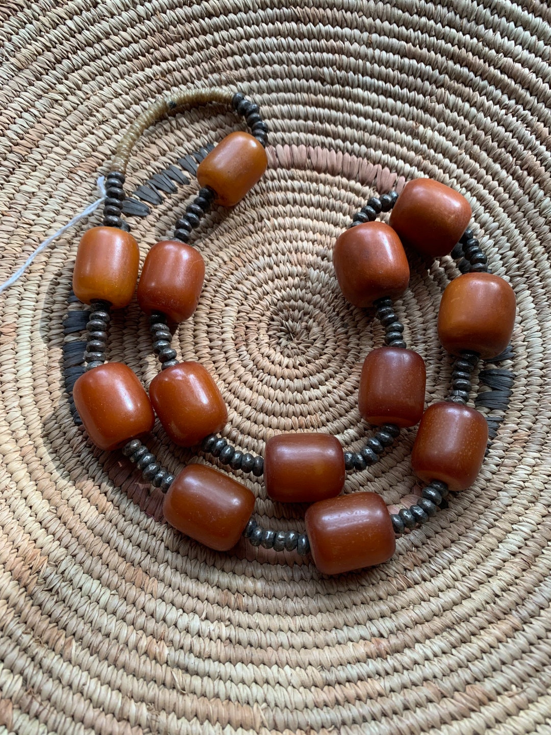 Vintage West African Butterscotch Copal Amber Necklace - Etsy