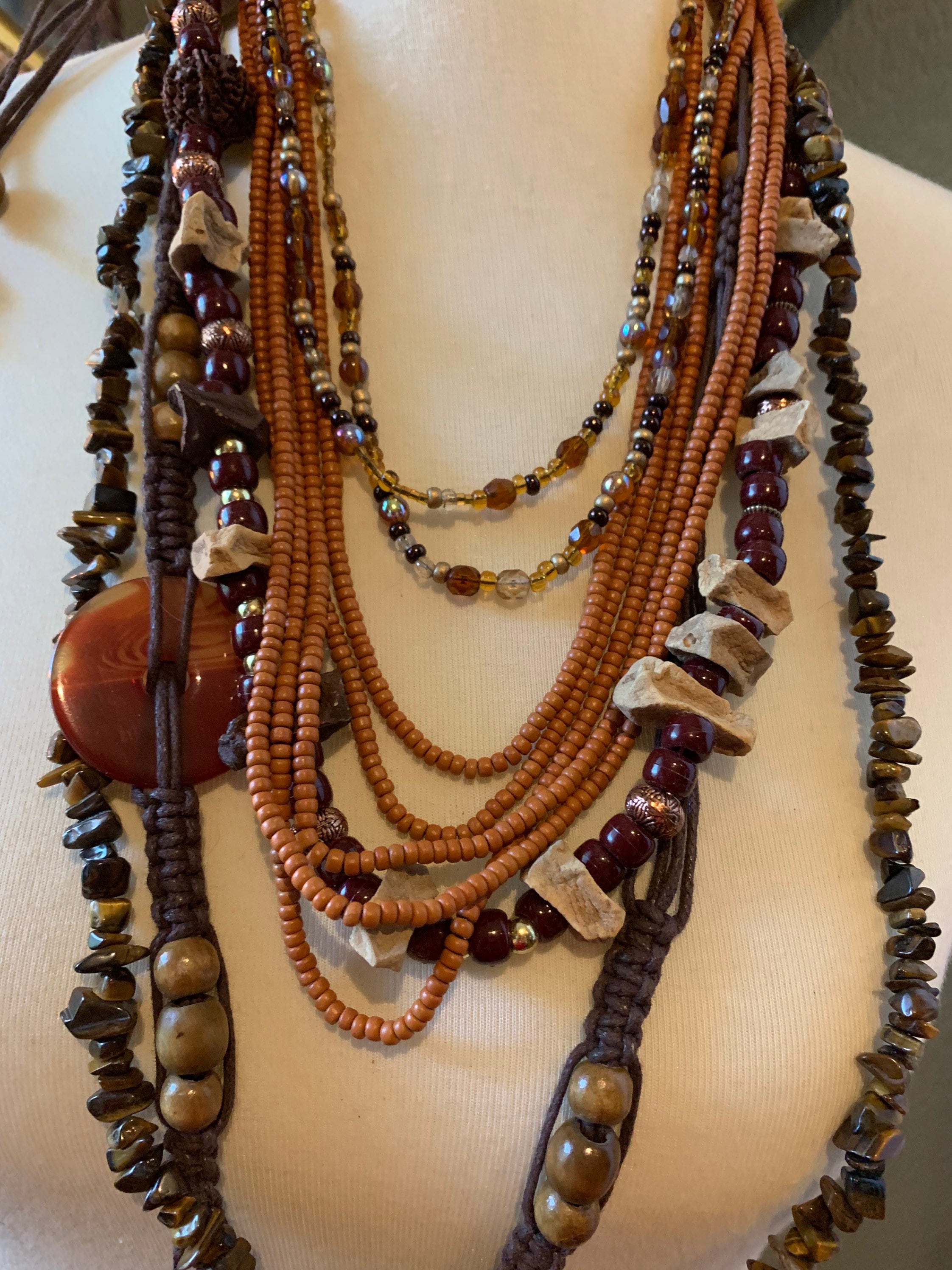 Beautiful Vintage African Style Jewelry Set - Etsy