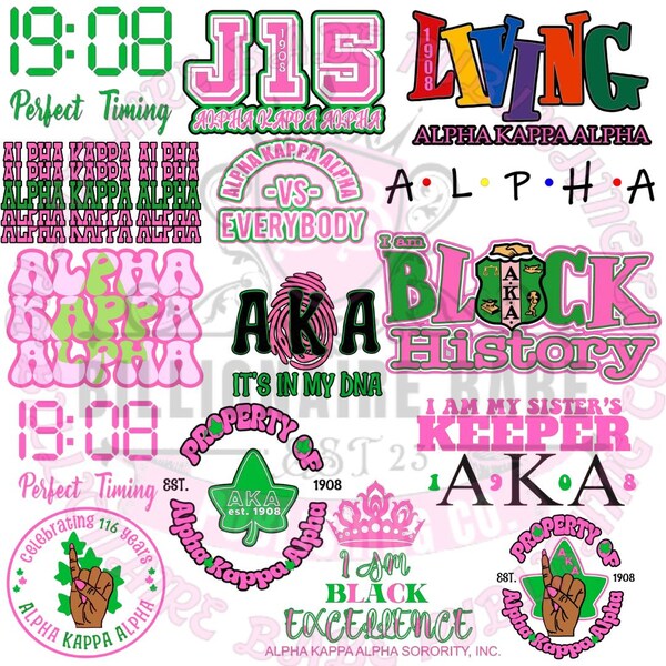 Aka Sorority Svg - Etsy