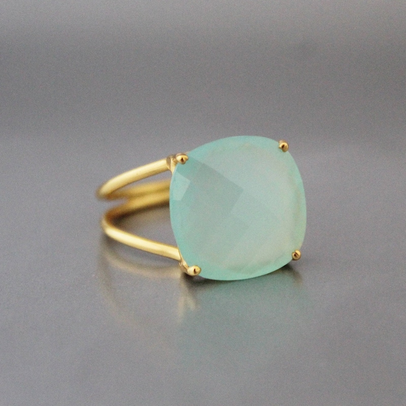 Chalcedony Ring - Etsy