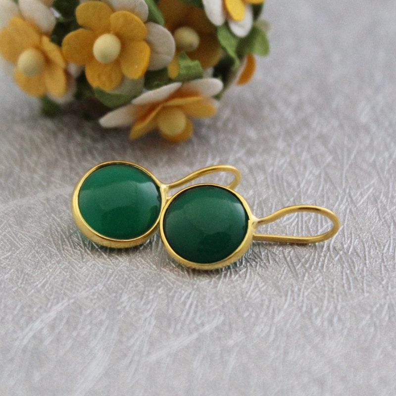 Green Earring - Etsy