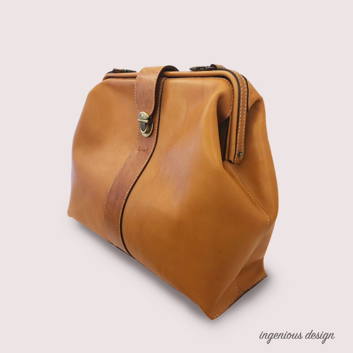 Leather Doctor Bag PDF Patterns / Leather Patterns / DIY Leather Bag ...