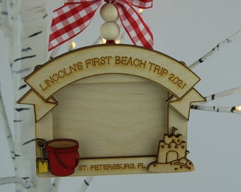 Family Vacation Picture Frame - Etsy