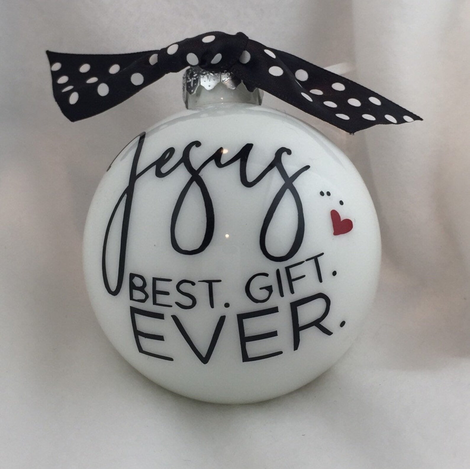 Jesus is the Best Gift Ever Ornament Christmas ornament | Etsy