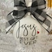 Jesus is the Best Gift Ever Ornament, Christmas Ornament, Ornament ...
