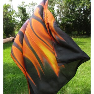 Worship Flag With Flex Rod Consuming Fire Praise and Worship Dance Flag ...