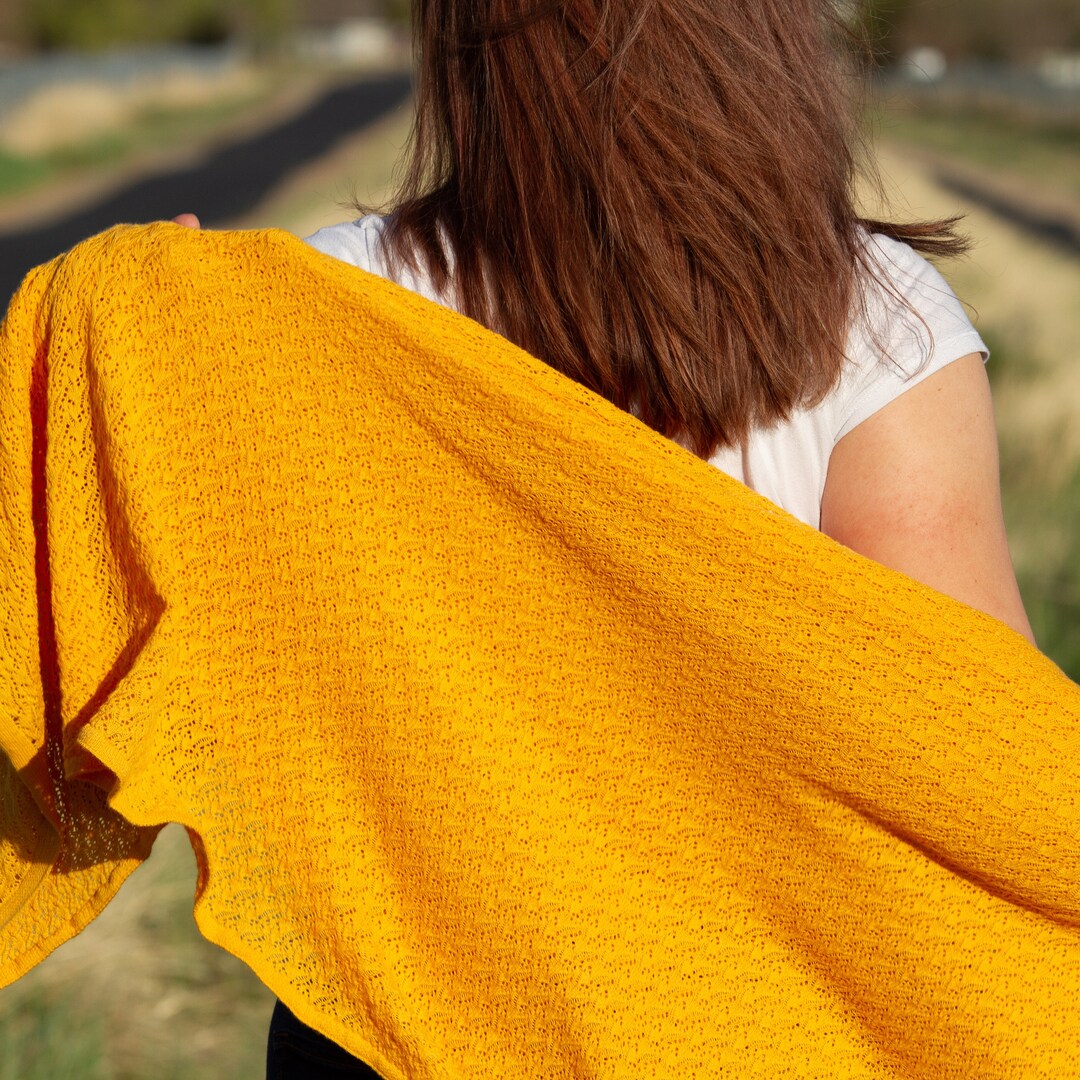 Rae Light & Flowy Shawl Summer Cotton Cashmere - Etsy