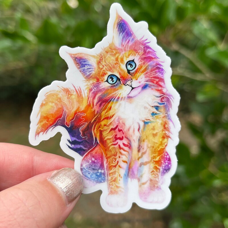 Watercolour Stickers - Etsy