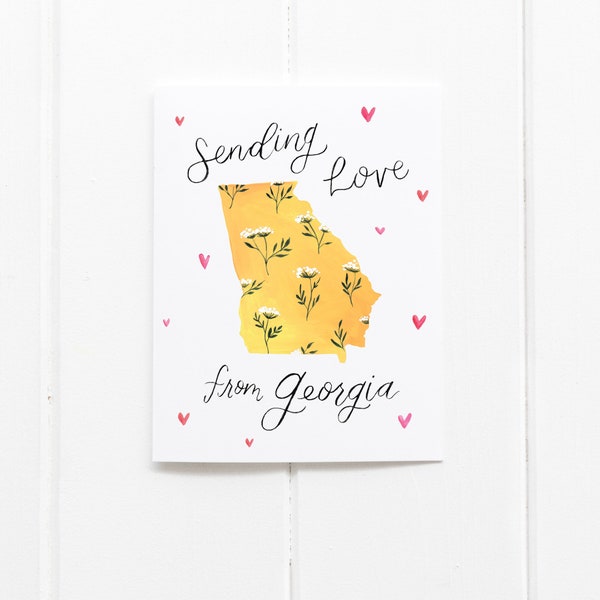 Georgia Bulldog Birthday Card - Etsy