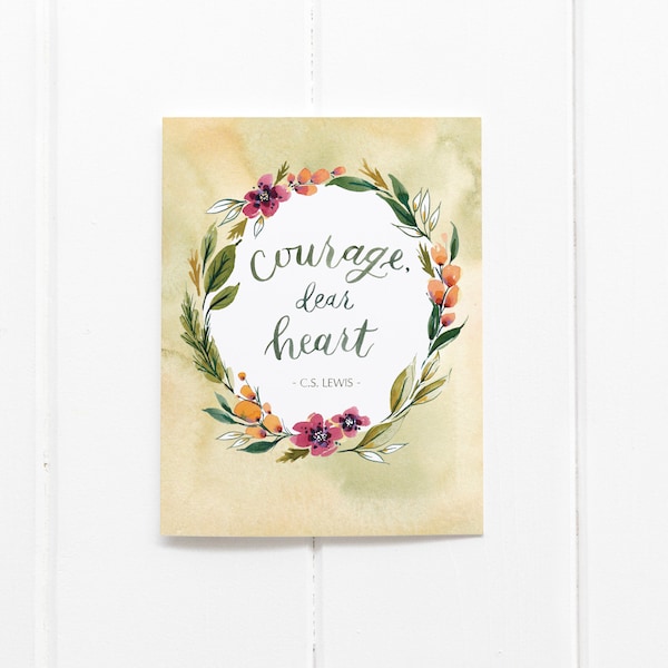 Courage Dear Heart - Etsy