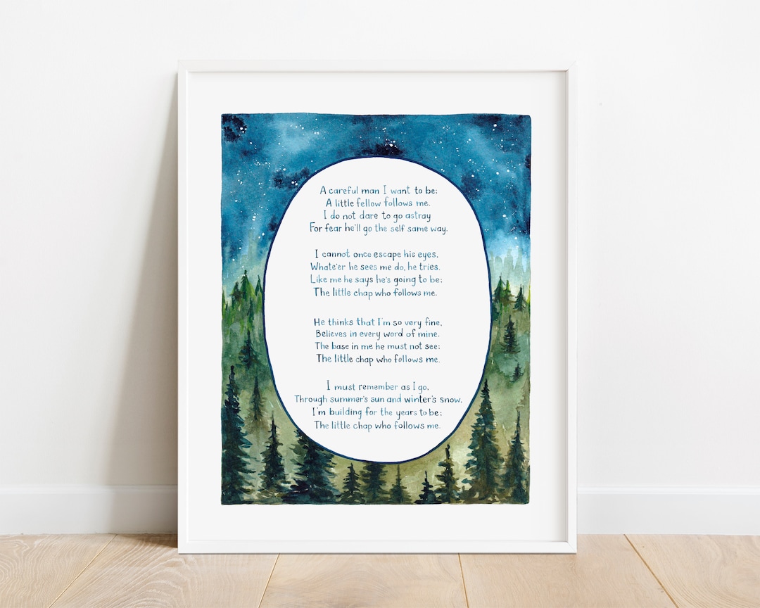 The Little Chap Who Follows Me, Father's Day Gift From Son, A Little ...