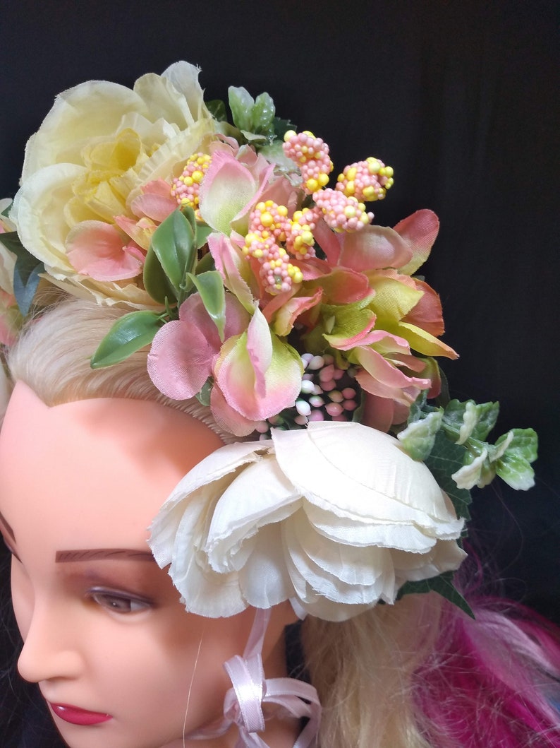 May Queen Spring Flower Crown Festival Wedding Bridal Wreath Adult ...