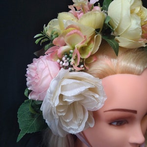 May Queen Spring Flower Crown Festival Wedding Bridal Wreath Adult ...