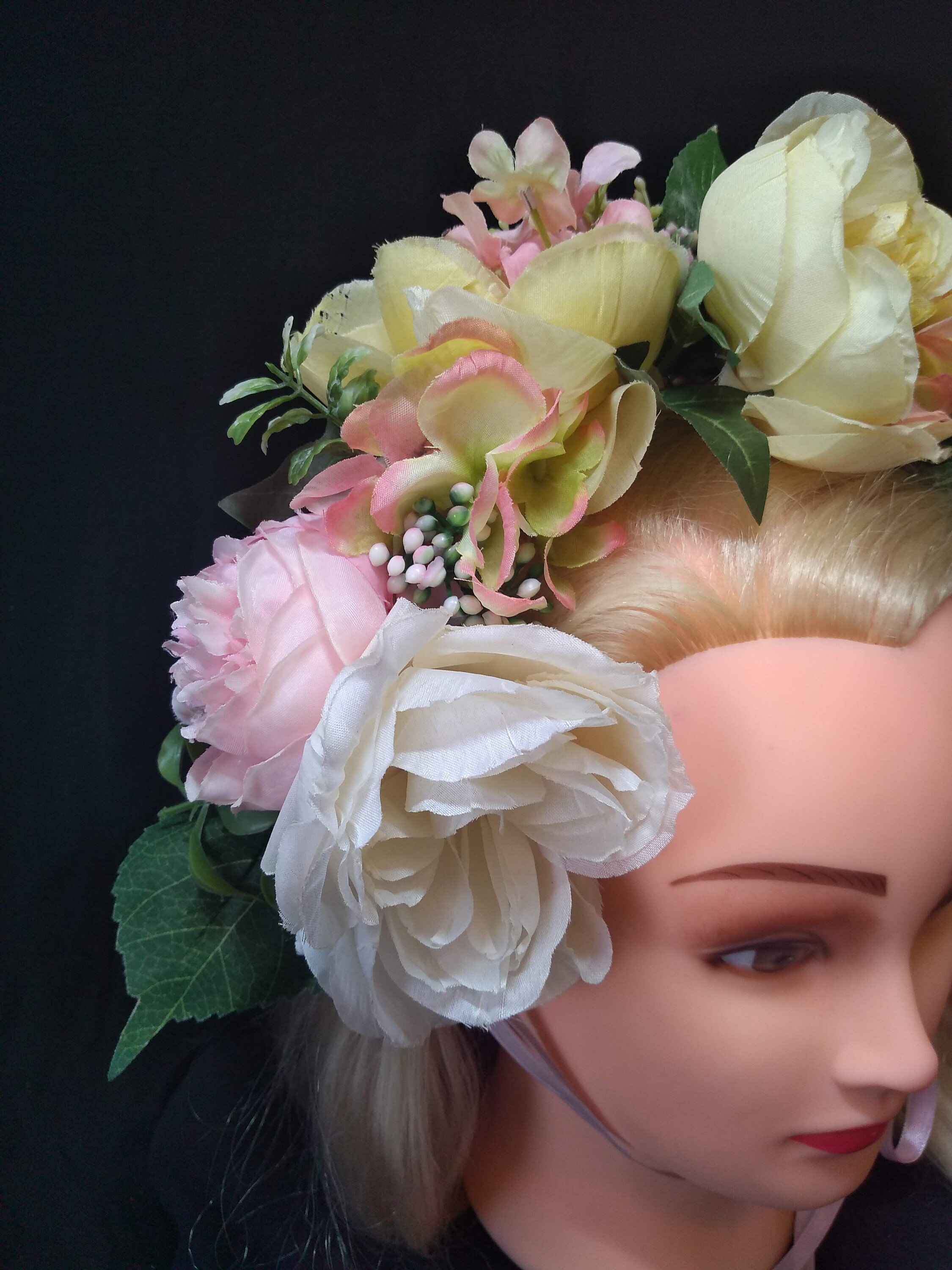 May Queen Spring Flower Crown Festival Wedding Bridal Wreath Adult ...