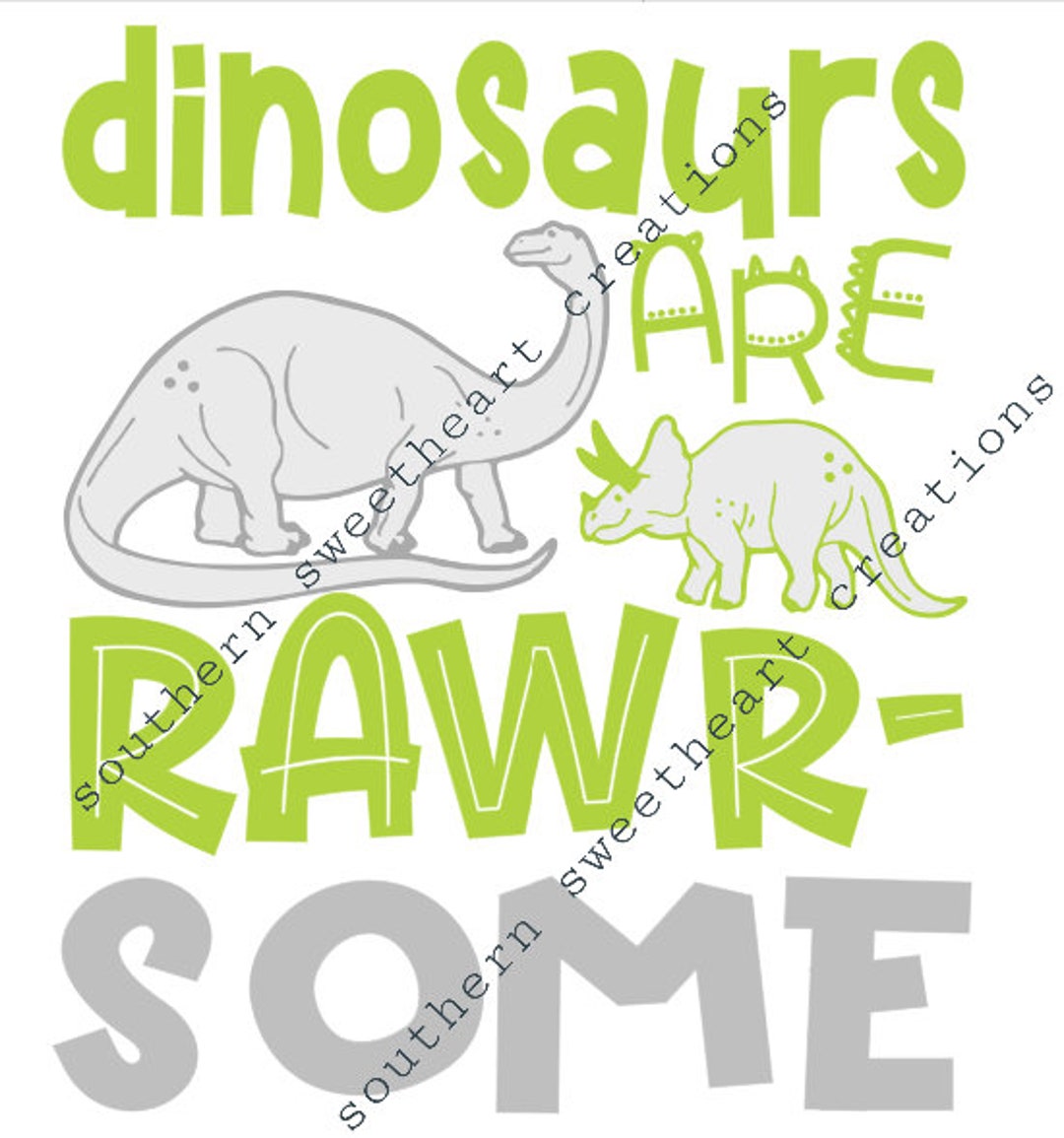 Dinosaur//rawr//dino//awesome//svg Cut File - Etsy