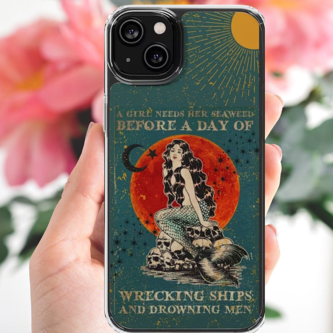 Mermaids Dark Academia Mermaid Phone Case iPhone Case 11, 12, 13, 14 ...