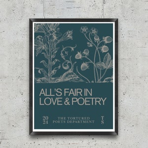 Trendy Wall Art the Tortured Poets Department Taylor Swift Poster ...