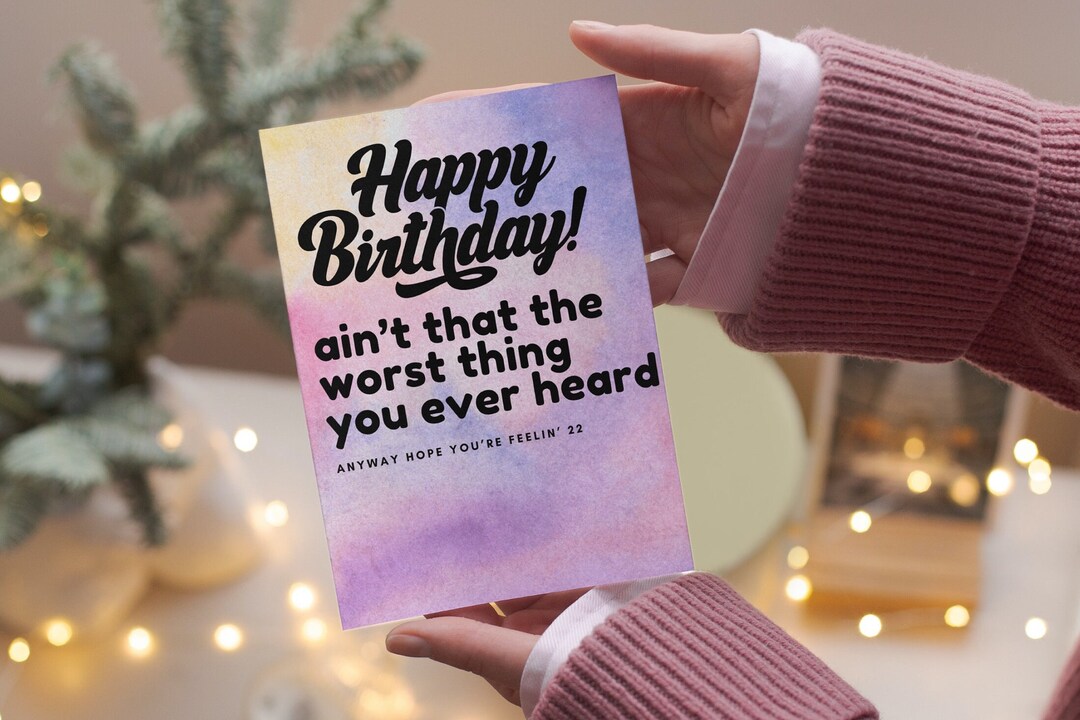 Taylor Swift Birthday Cards Swiftie Birthday 5-pack Assorted Cards ...