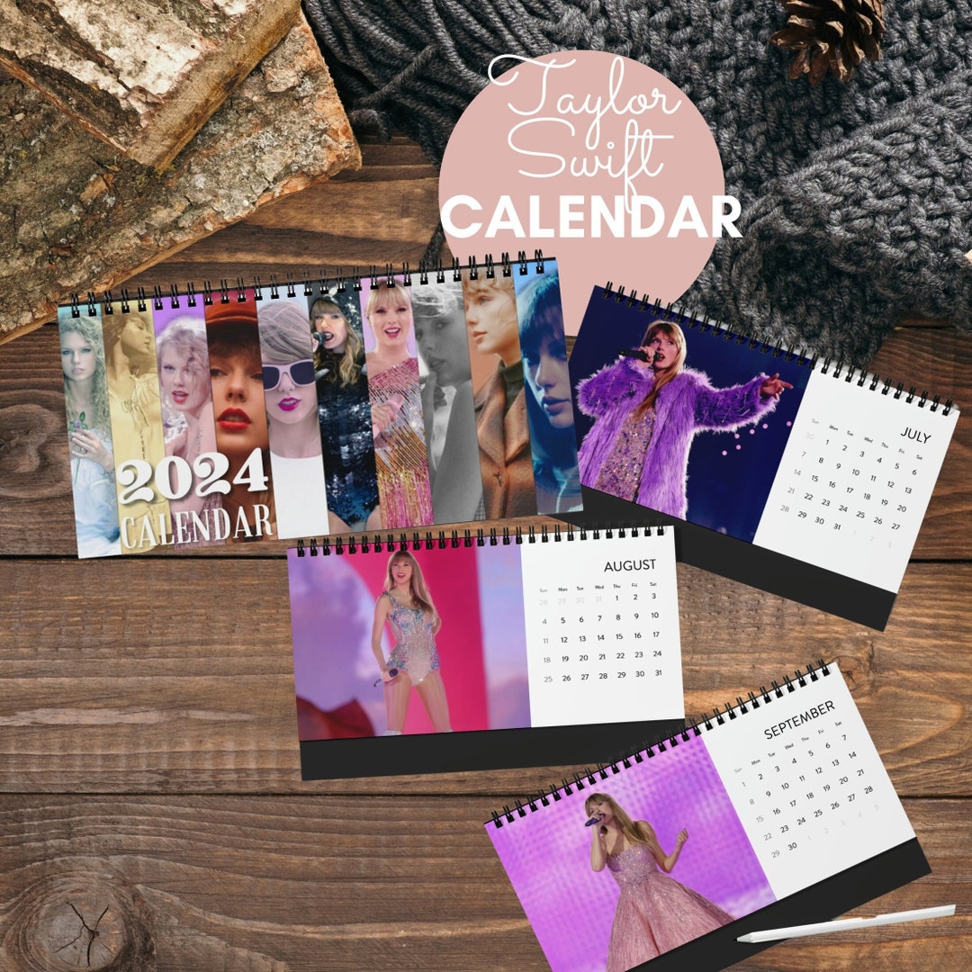 Taylor Swift Calendar Eras 2024 Desktop Calendar Swiftie - Etsy