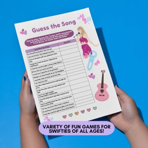 Taylor Swift Party Games Taylor Swift Bingo Swiftie Party Games Party ...