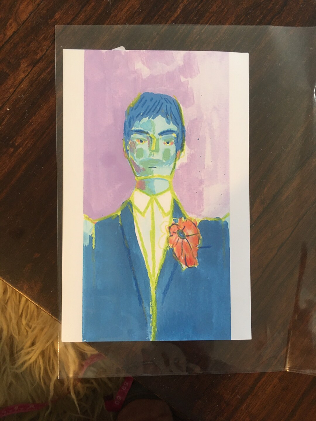 Artist Thomas Ruggiero Gives You Blue Man . Digital Print. 8 - Etsy