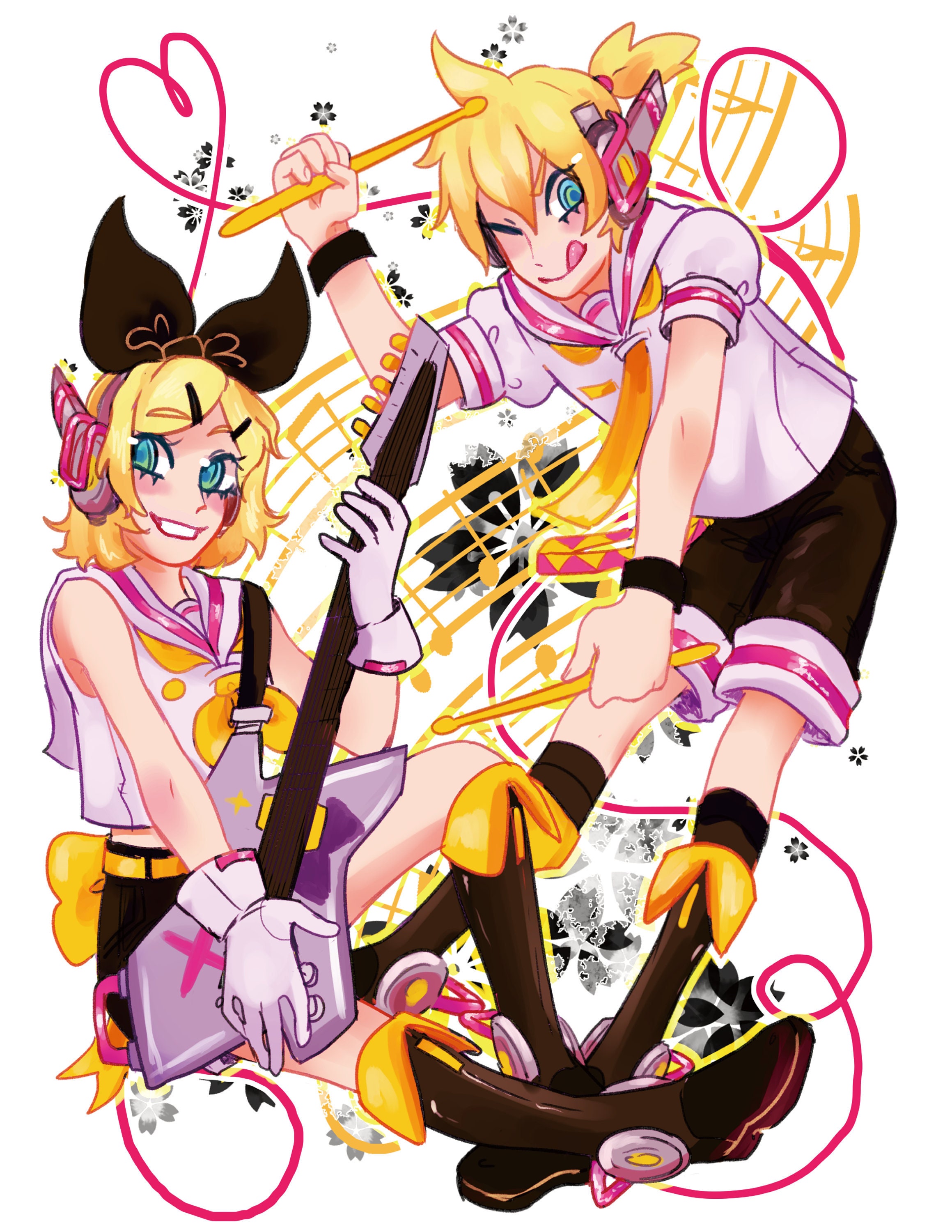 Kagamine Rin And Len Electric Angel