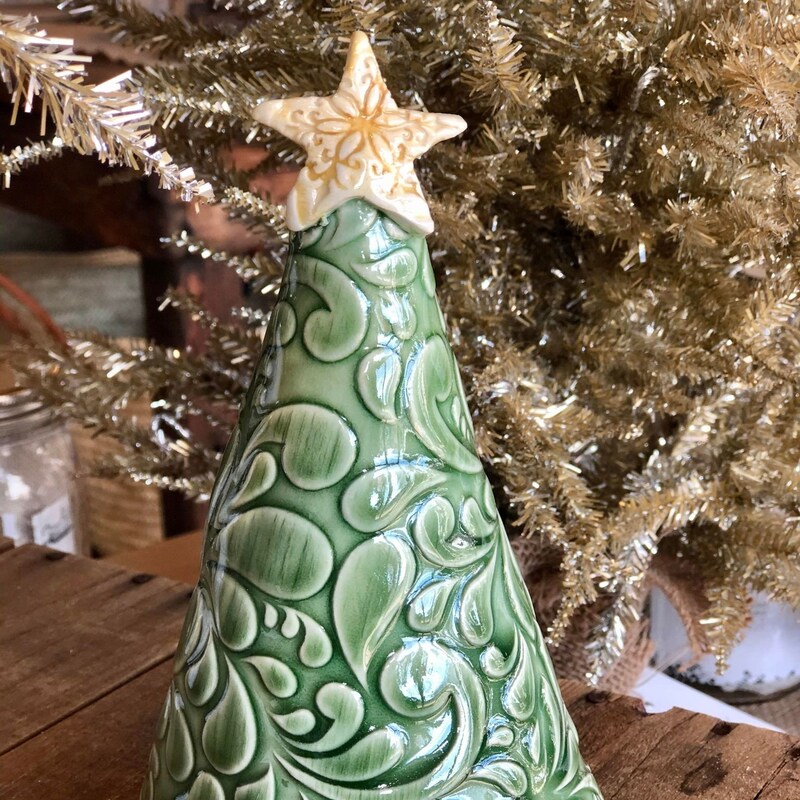 Pottery Christmas Tree - Etsy